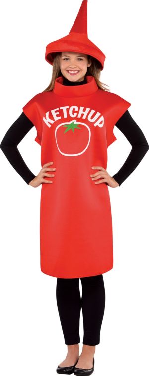 Adult Ketchup Costume Classic Party City
