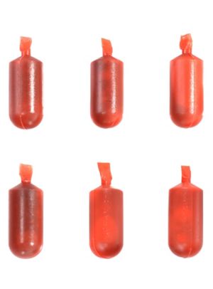 Red Blood Capsules 6ct - Party City