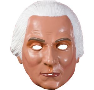 George Washington Mask 7 1/2in x 10 1/4in - Party City
